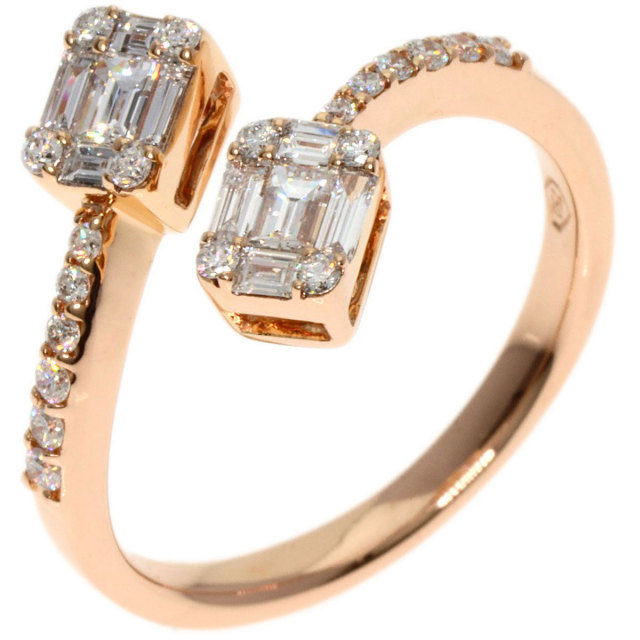 0.47ct ダイヤモンド リング・指輪 K18ピンクゴールド 3g レディース ブランド京の蔵小牧 ネット販売部