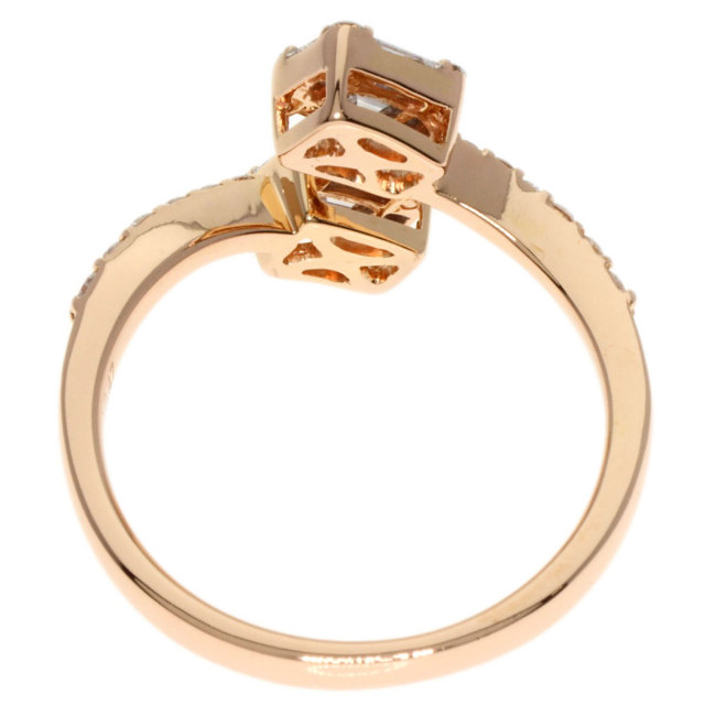 0.47ct ダイヤモンド リング・指輪 K18ピンクゴールド 3g レディース ブランド京の蔵小牧 ネット販売部