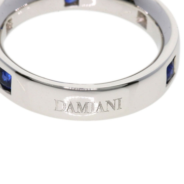 Damiani ダミアーニ 3P サファイア 2P ダイヤモンド リング・指輪 K18ホワイトゴールド レディース [中古] ブランド京の蔵小牧 ネット販売部