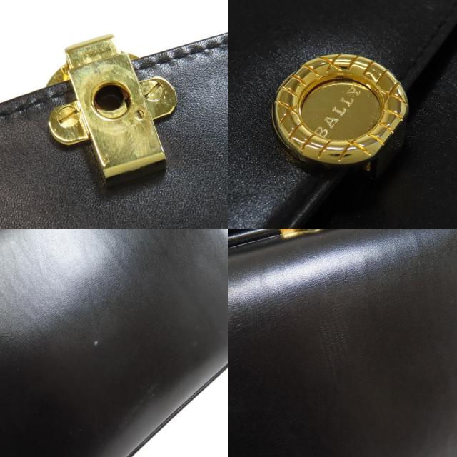 BALLY バリー ロゴ ショルダーバッグ レザー レディース [中古