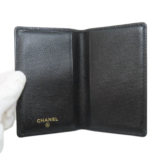 CHANEL シャネル ココボタン カードケース カーフ レディース [中古