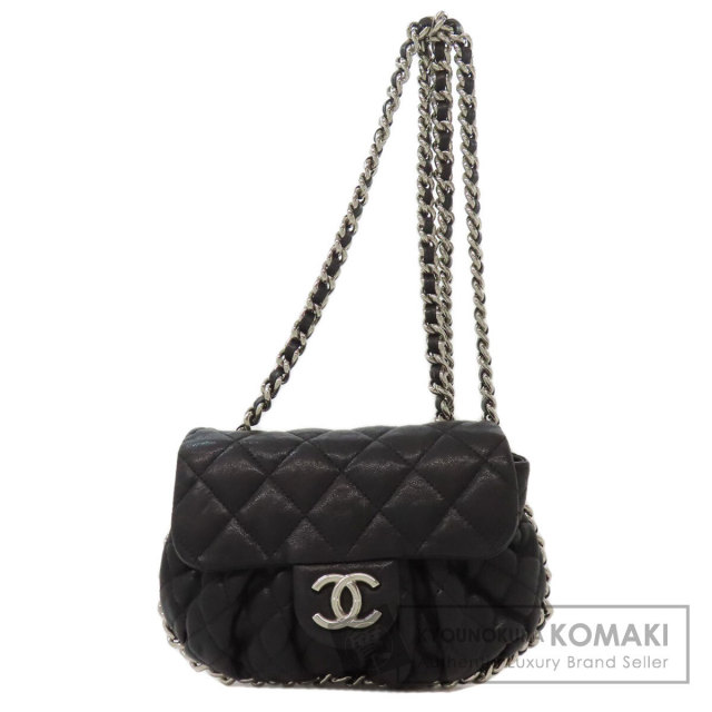 CHANEL シャネル チェーンショルダー マトラッセ シルバー金具