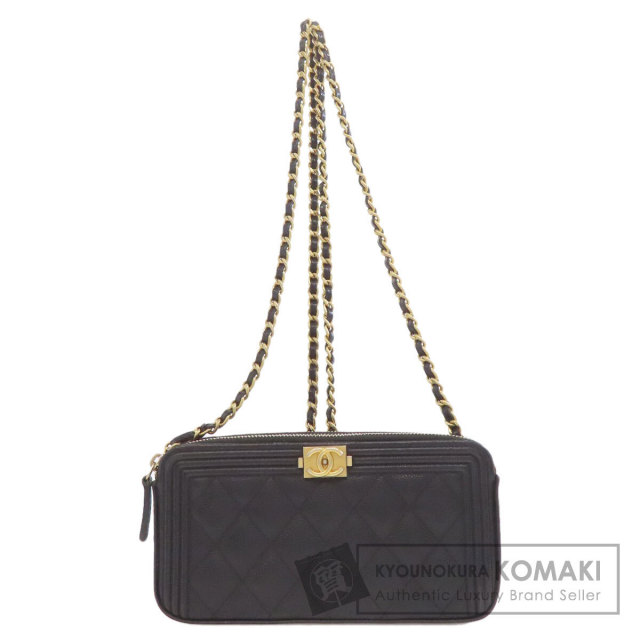 CHANEL シャネル チェーンショルダー マトラッセ ゴールド金具