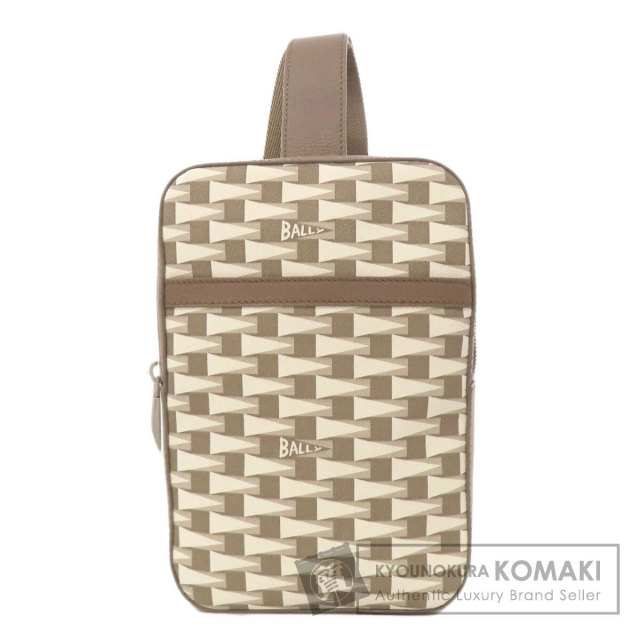 BALLY バリー ロゴ ボディバッグ ナイロン素材 レディース [中古