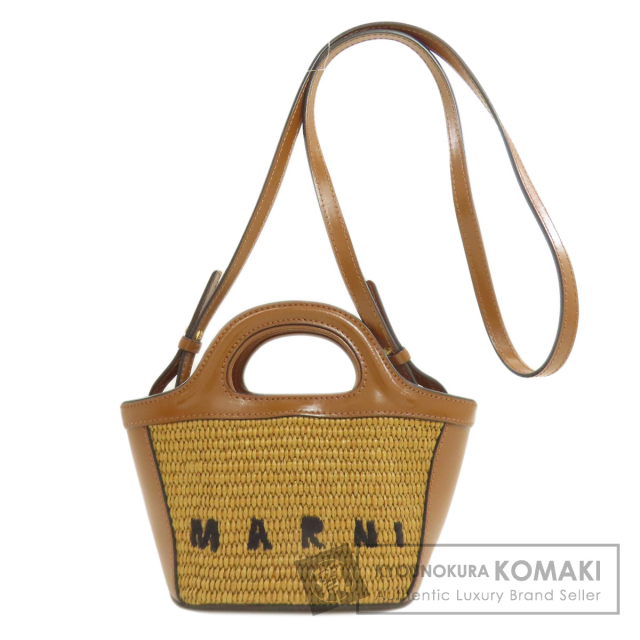 MARNI マルニ ロープ ショルダーバッグ ラフィア レディース [中古