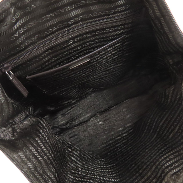 PRADA プラダ B4696F ロゴ金具 フラワー 2WAY トートバッグ ナイロン
