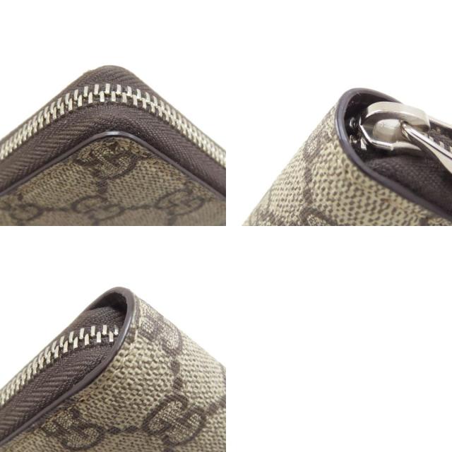 GUCCI グッチ 408831 ビー GGスプリーム 長財布（小銭入れあり） PVC