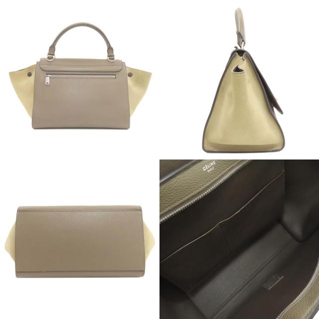 CELINE セリーヌ トラペーズ 2WAY ハンドバッグ カーフ レディース