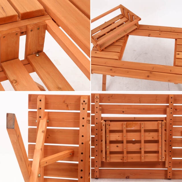 Anima（アニマ） BBQテーブル＆ベンチ 3点セット