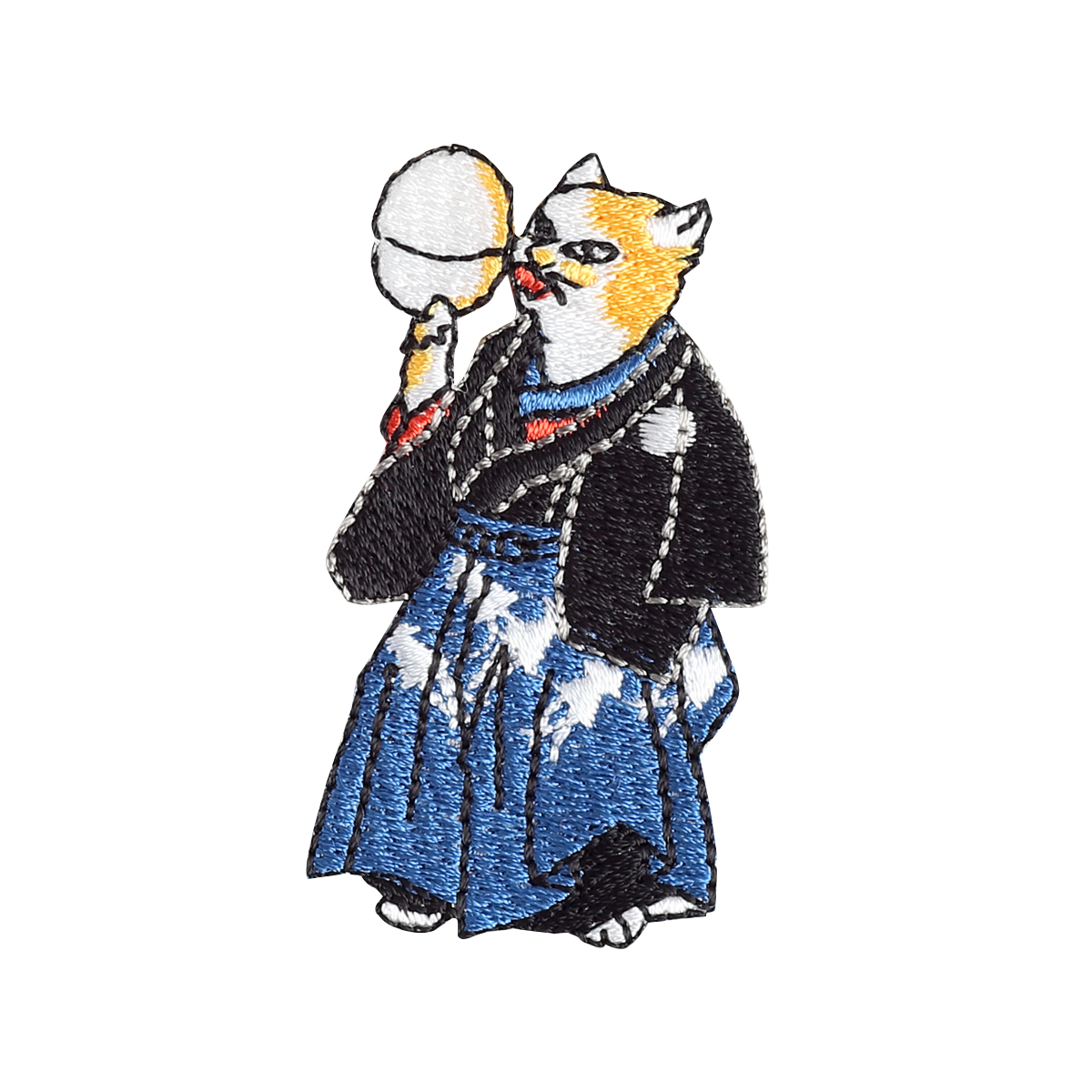 KYWS-1116／ワッペン／流行猫 ゆび回し／【ゆうパケット可】 京東都