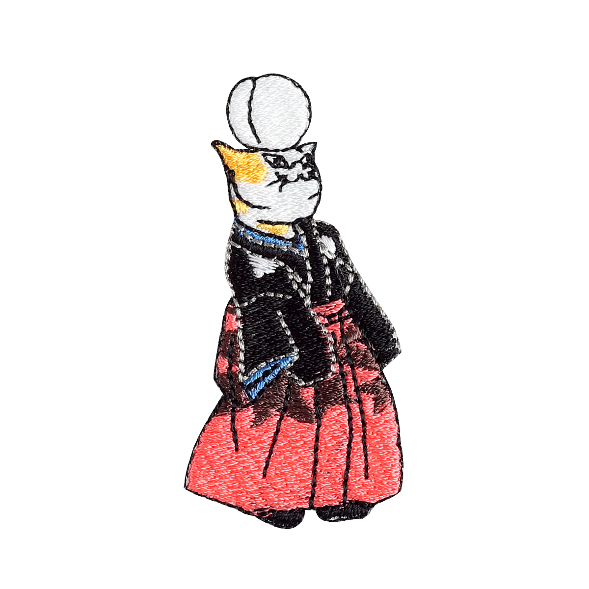 KYWS-1119／ワッペン／流行猫 冠付／【ゆうパケット可】 京東都