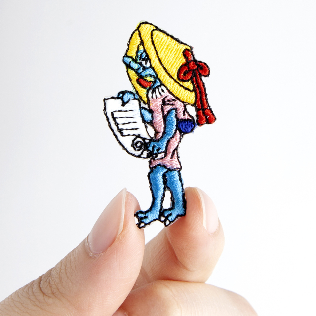 KYWS-109／ワッペン／銅祓子／どばっし／【ゆうパケット可】 京東都