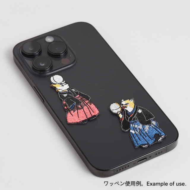 KYWS-1119／ワッペン／流行猫 冠付／【ゆうパケット可】 京東都