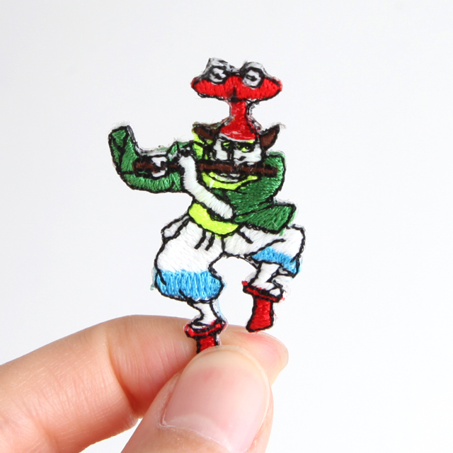 KYWS-122／ワッペン／高杯／たかつき／【ゆうパケット可】 京東都