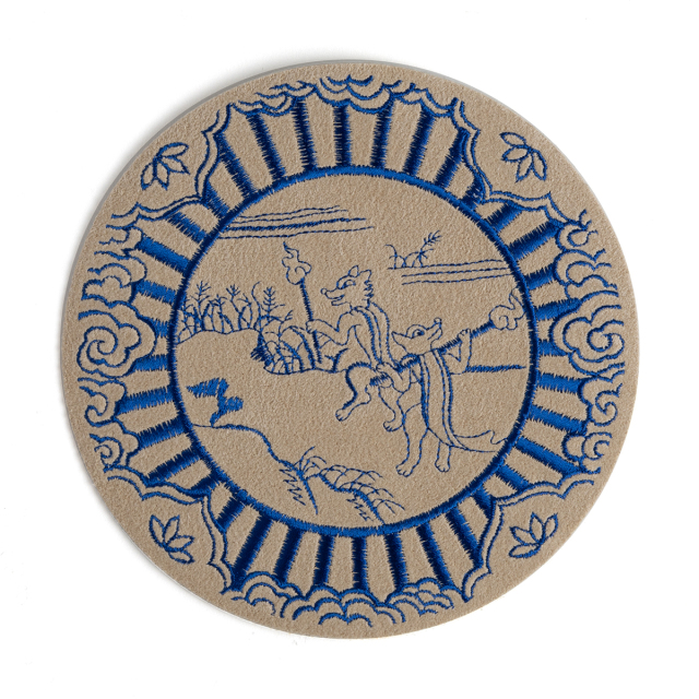 KYWS-139B／ワッペン／狐火big／【ゆうパケット可】 京東都