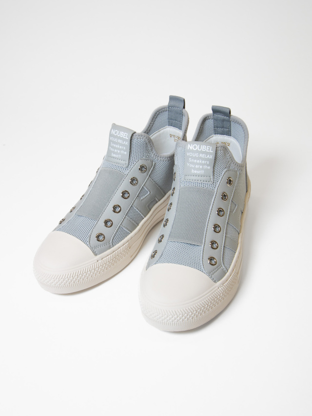 ロゴソール紐なしメッシュスニーカー la primavera online store