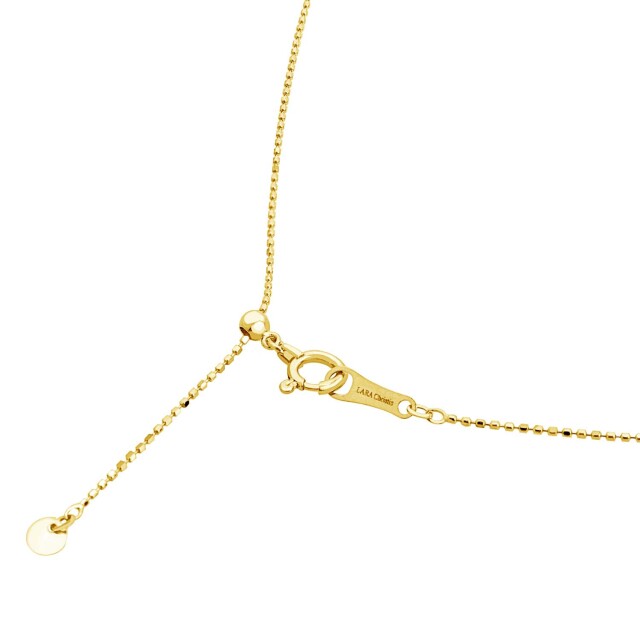 ネックレス ダイヤモンド ステーション ネックレス 7ポイント 0.3ct K18 ゴールド 18金 lp37-0001-yg