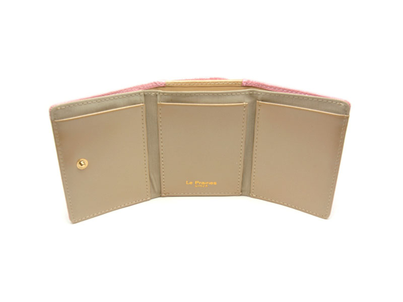 Bijue（ビジュー） コンパクト三つ折り財布（小銭入れあり） 「ル・プレリー 」 NPL1385