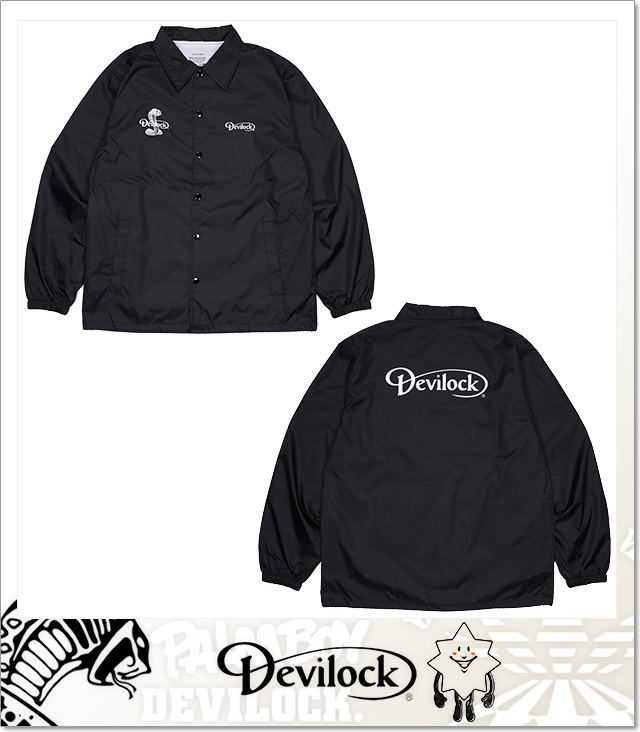 (デビロック) DEVILOCK STANDARD COACH JACKET (JACKET)(DVLCKSS-13-BK) ジャケット コーチジャケット ナイロン 国内正規品 LEVEL6