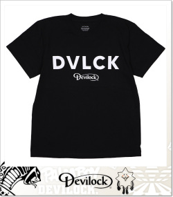 (デビロック) DEVILOCK DVLCK TEE (SS:TEE)(DVLCKSS-05-BK) Tシャツ 半袖 カットソー DVLCK ロゴ コットン 国内正規品 LEVEL6