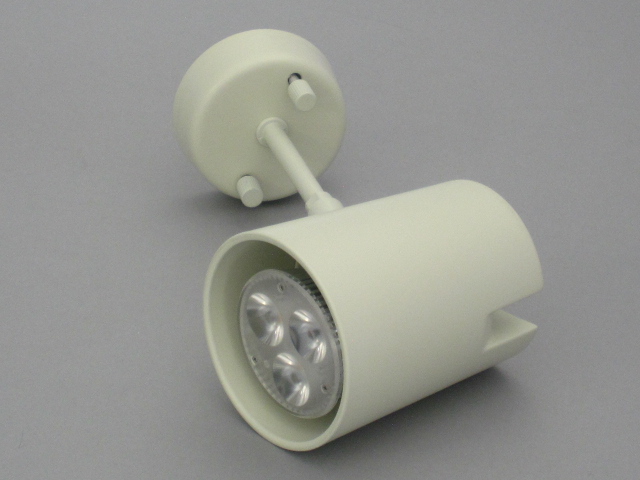 【即納】 UNITY/ユニティ LED直付スポットライト 本体ホワイト ☆100V LEDダイクロハロゲン電球交換可能型 直付スポット☆ ...