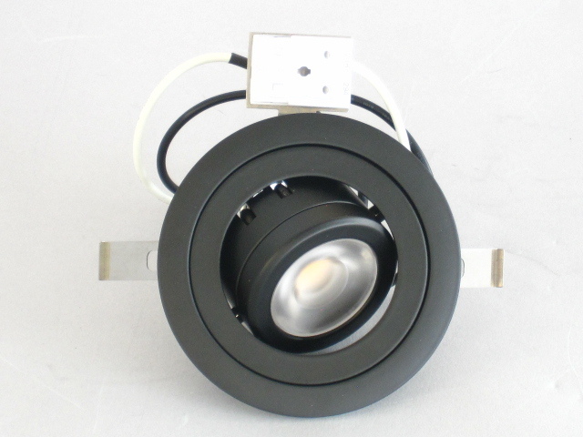 【特選品・在庫売り切り】 UNITY/ユニティ LED家具・什器照明 LED棚下ユニバーサルダウンライト JR12V20W相当 端子台タイプ 100V直結 埋込穴75mm 色温度3000K ...