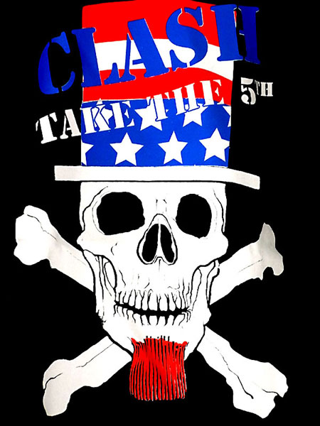 ザ・クラッシュ THE CLASH TAKE THE 5TH Fifth Column オフィシャル復刻Tシャツ