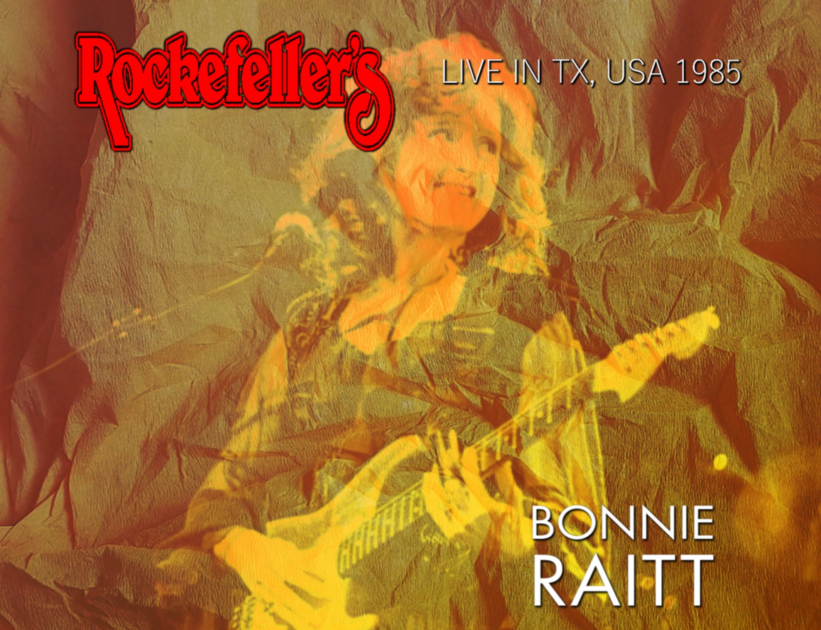 ボニー・レイット1985年USAツアー ヒューストン テキサス Rockefeller's / Bonnie Raitt ...