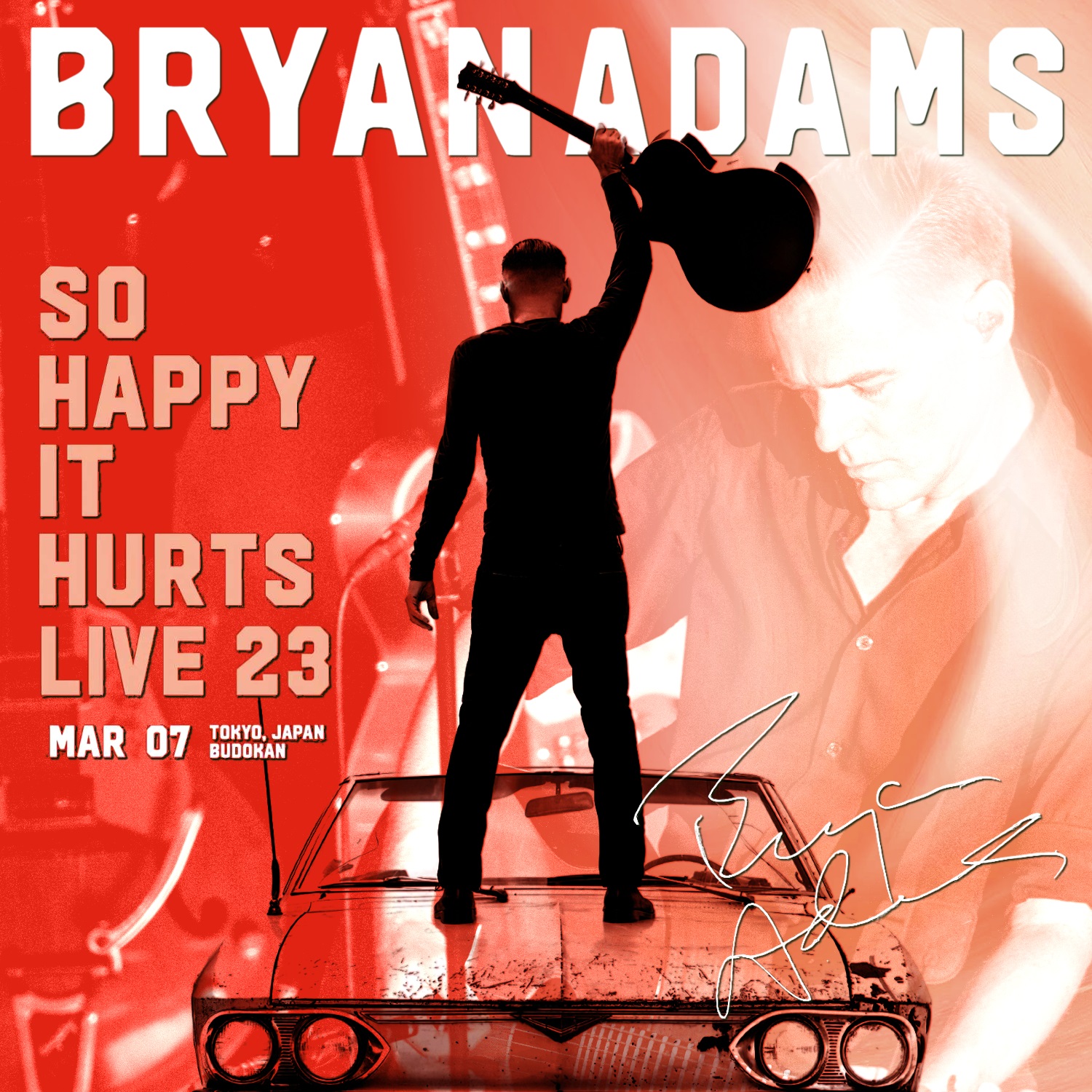 コレクターズCD ブライアン・アダムス 2023年日本公演 3月7日 東京 武道館 /Bryan Adams - So Happy It ...