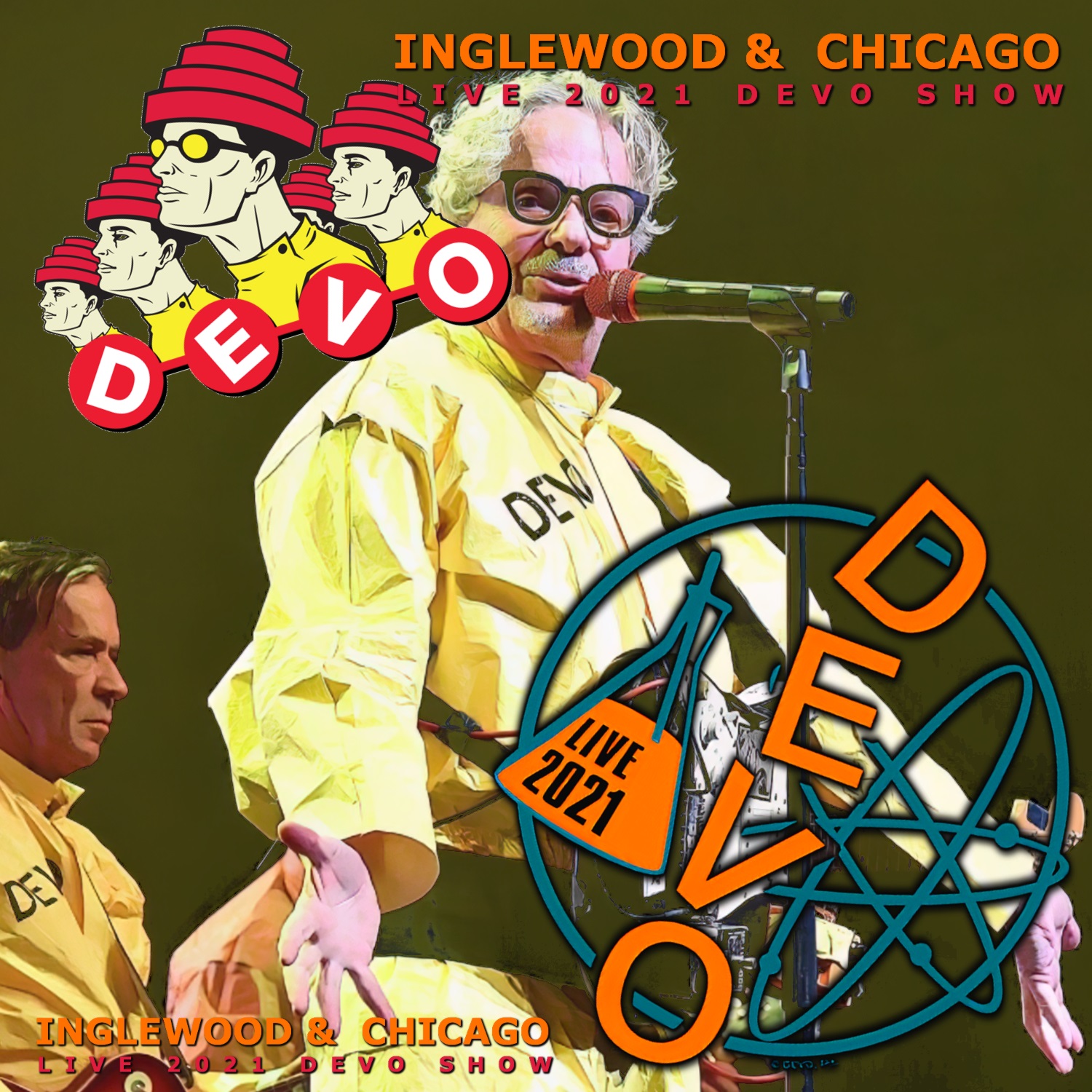 コレクターズCD ディーヴォ ライブ2021/Devo - Live 2021 YouTube Theatre:Inglewood CA ...