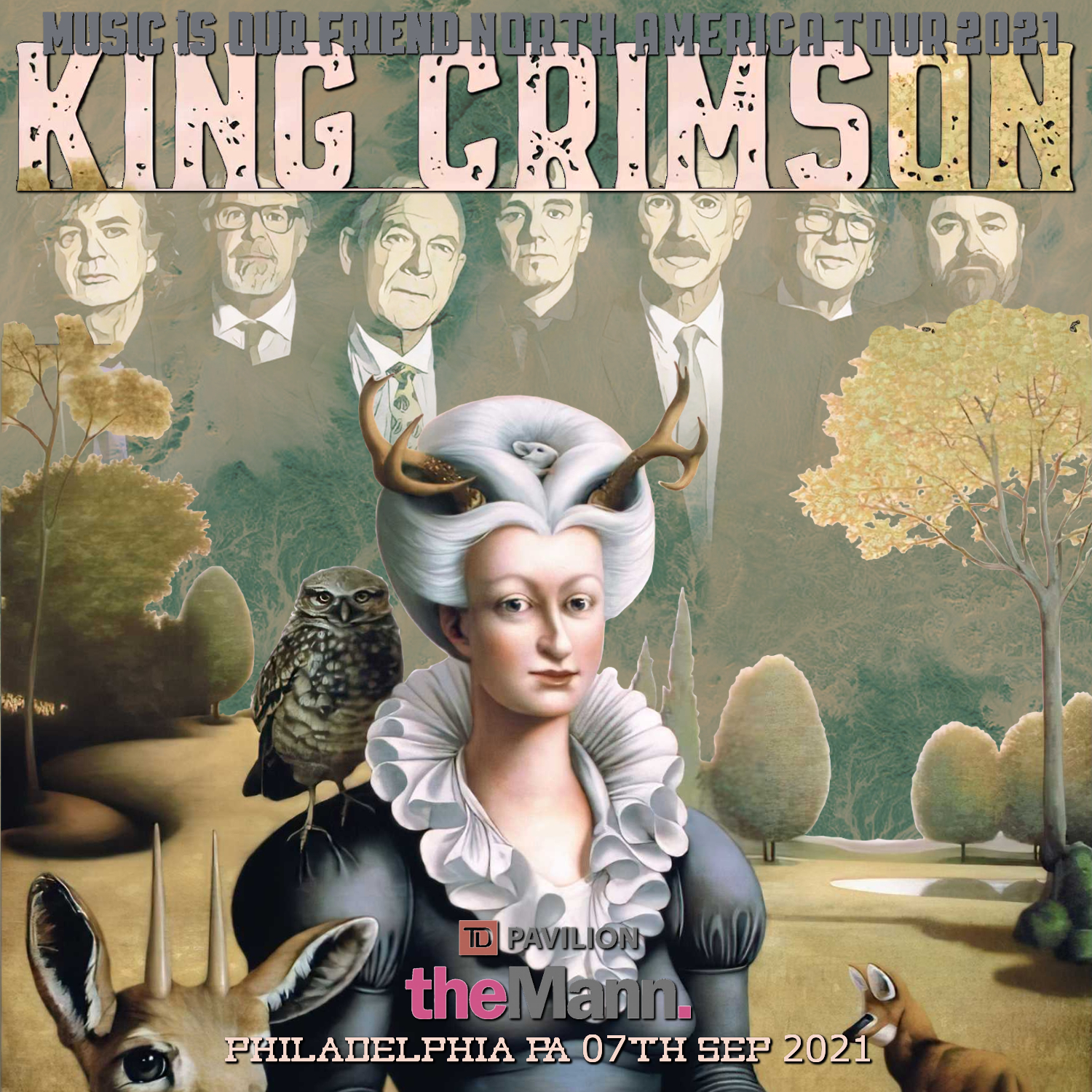 コレクターズCD キング・クリムゾン2021年アメリカンツアー9月7日fフィラデルフィア/King Crimson - Music Is ...