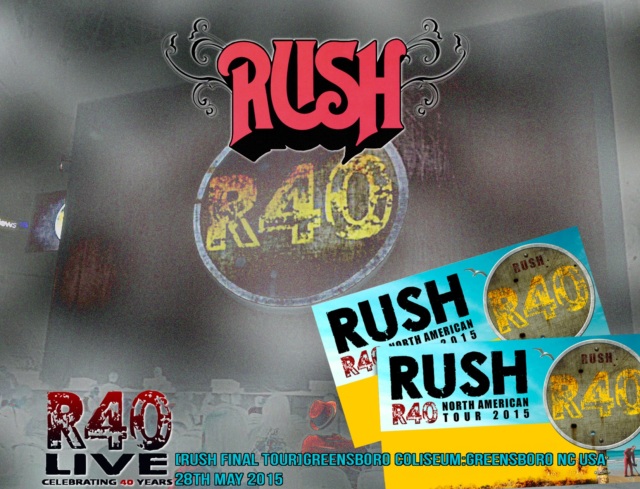コレクターズCD ラッシュ 2015年ラストツアー5月28日グリーンズボロ/Rush - R40 Live: 40th Anniversary ...