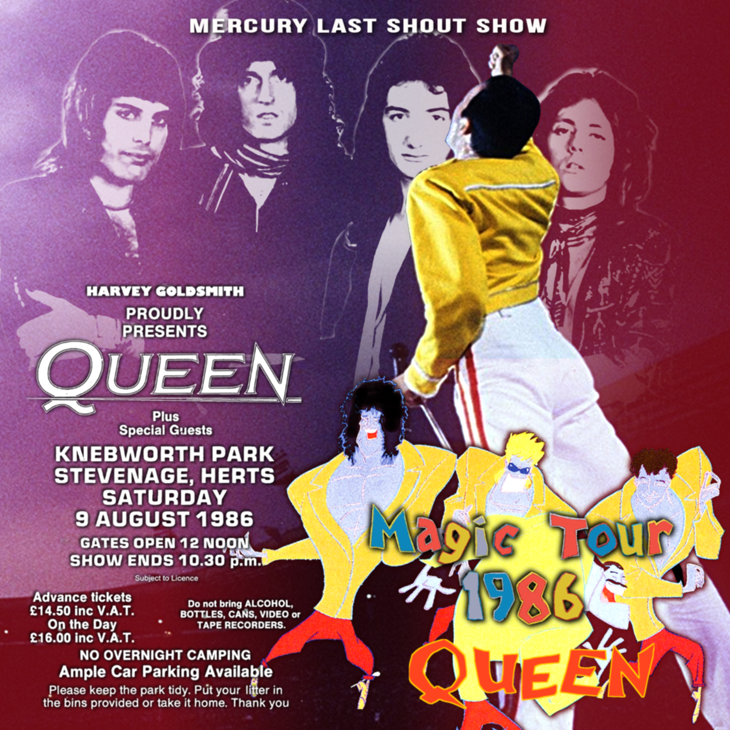 コレクターズCD Queen 1986年8月9日ロンドン ネブワース（フレディー ラスト ライブ) /Quenn - Magic Tour ...