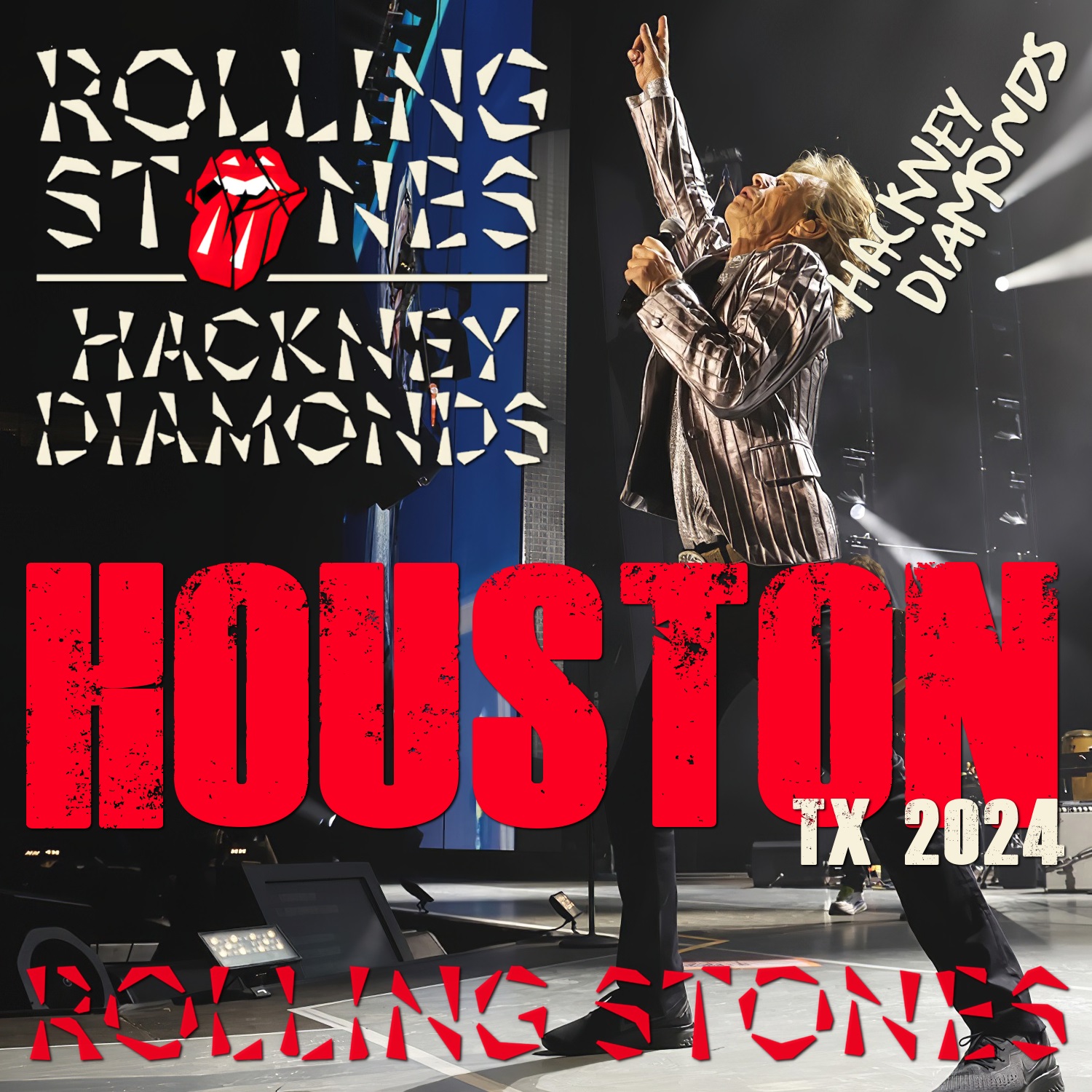 コレクターズCD ローリング・ストーンズ 2024年北米ツアー初日 4月28日 テキサス ヒューストン / Rolling Stones ...