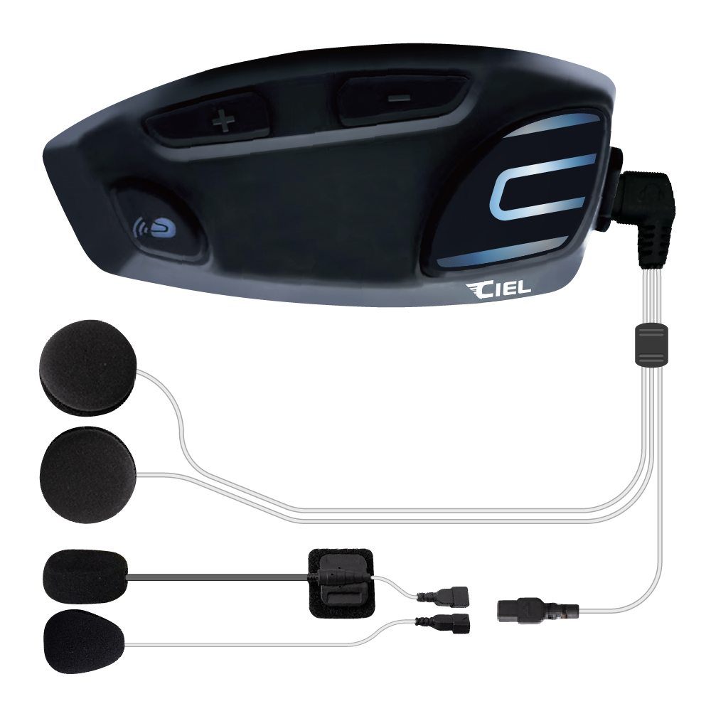 【公式ショップ】CIEL(シエル) T20 ソニックインカム 最大8人同時通話 バイク用 インカム Bluetooth 音楽が聞ける ミュージックシェア機能 ナビ 電話着信応対 高音質Hi ...