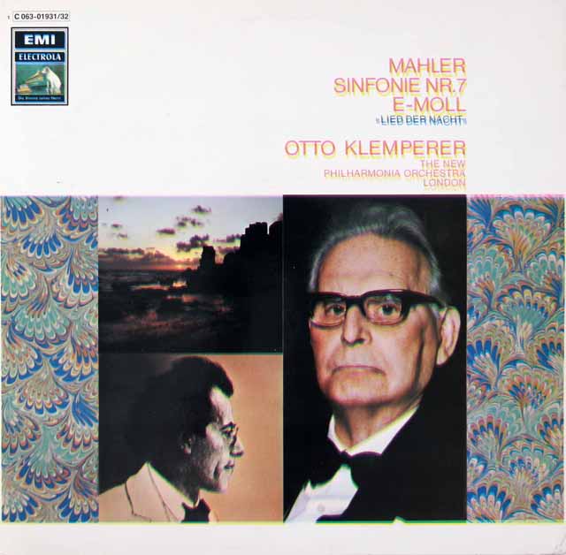 LP レコード クレンペラーのマーラー/交響曲第7番「夜の歌」 独EMI 3613
