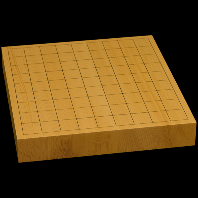 国産本榧卓上将棋盤 1寸7分（ハギ盤） st10026 | 前川榧碁盤店