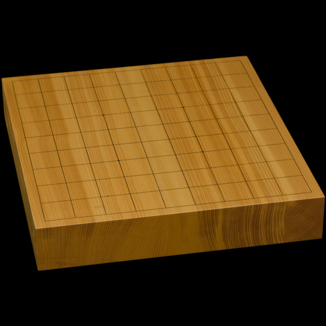 国産本榧卓上将棋盤 1寸9分（ハギ盤） st10034 | 前川榧碁盤店