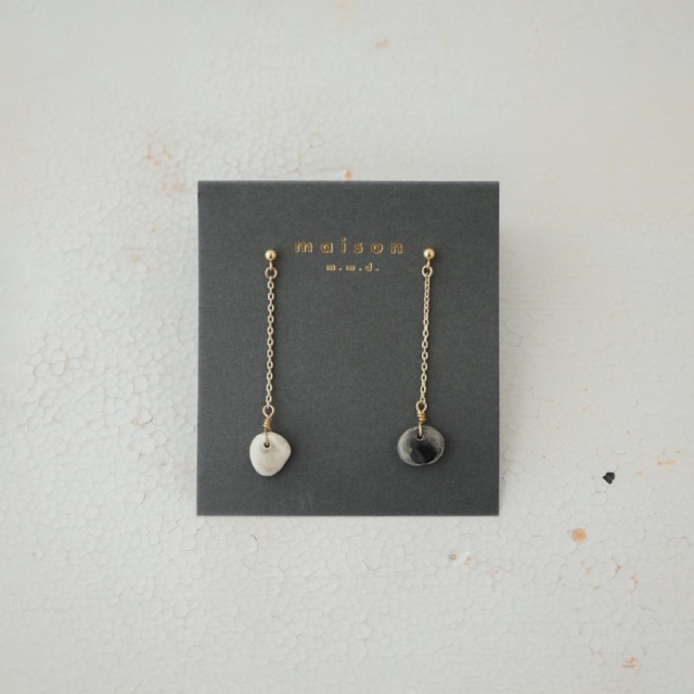 【送料無料】maison m.m.d. object line / 25. Luna / ピアス / セトえるアクセサリー | m.m.d.(エムエムディー) | 引き出物、結婚祝い、内祝い ...