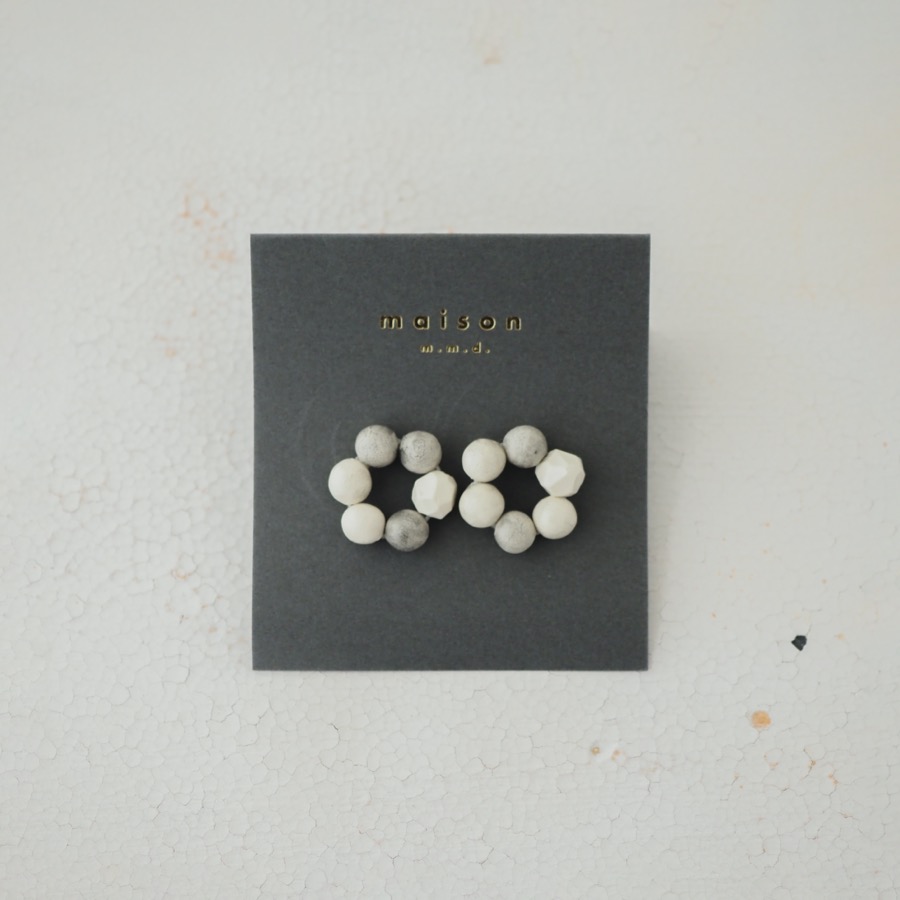 【送料無料】maison m.m.d. object line / 35. bloom / ピアス / セトえるアクセサリー | m.m.d.(エムエムディー) | 引き出物、結婚祝い、内祝い ...