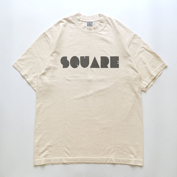 スクエア SQUARE プリント Tシャツ “Signal Logo” Cream