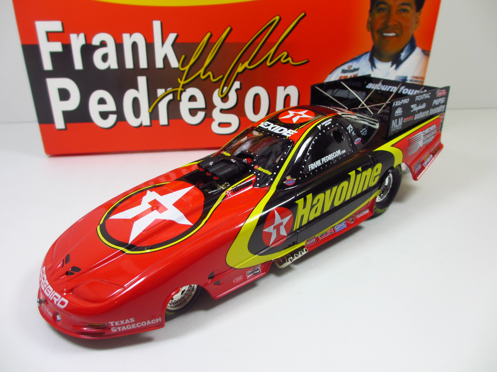 1/24 Frank Pedregon Havoline 2001 Firebird Funny Car