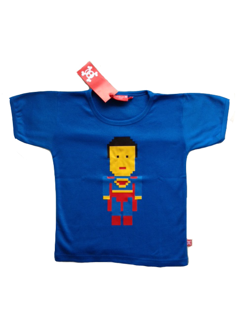 Lego Superman T-Shirt スーパーマン レゴモチーフ Tシャツ