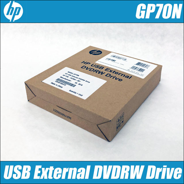 HP USB External DVDRW Drive GP70N 外付けDVDスーパーマルチドライブ 【新品】USB接続