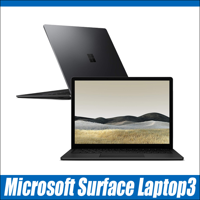 中古ノートパソコン Microsoft Surface Laptop3 Model:1868 ブラック/メタル(PLA-00039) 13.5型 WPS Office搭載 メモリ16GB ...