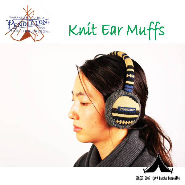 Pendleton Woolen Mills 】 ペンドルトン Knit Ear Muffs ニット・イヤー・マフ