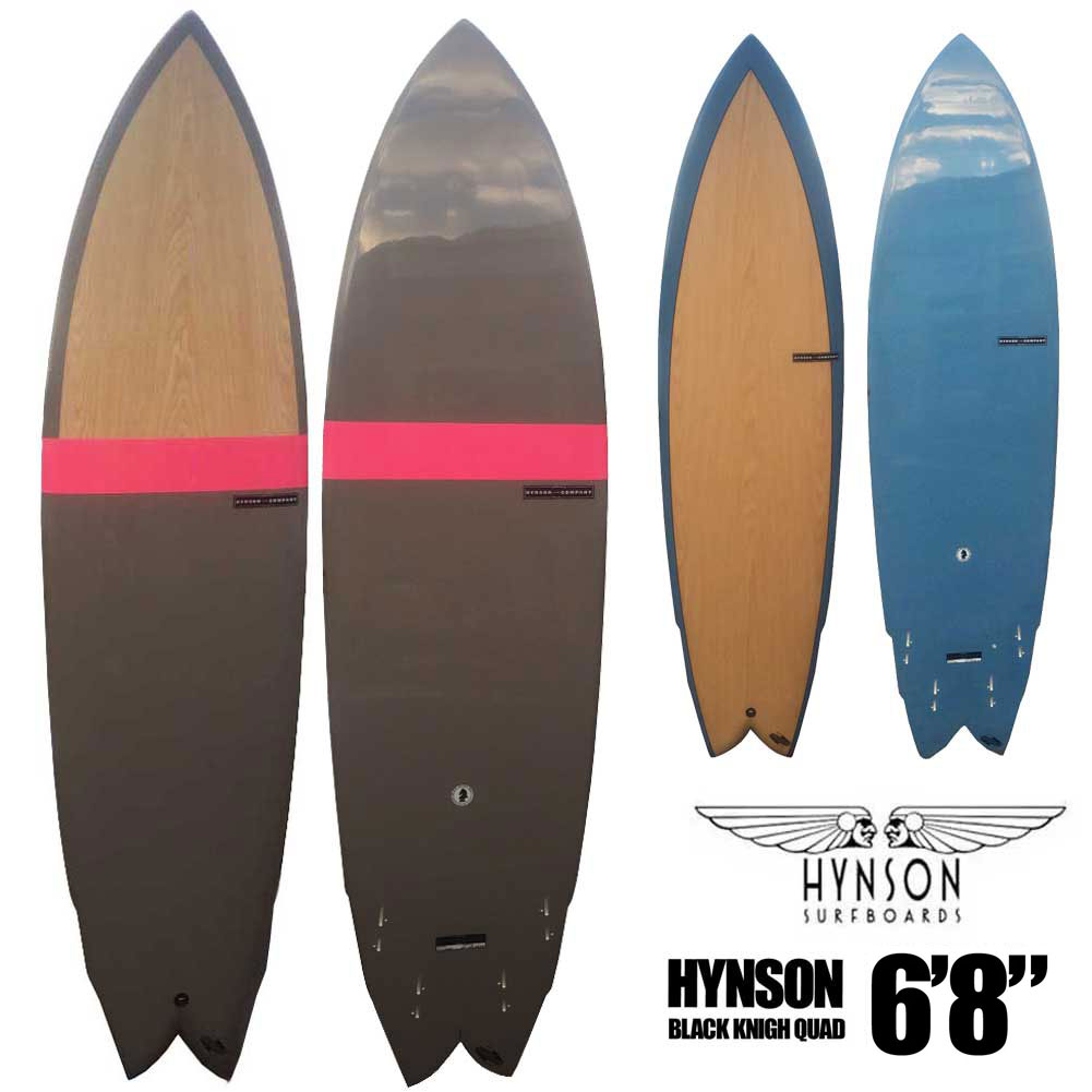 HYNSON SURFBOARDS BLACK KNIGHT QUAD 6'8 ヒンソン ブラックナイト クアッド