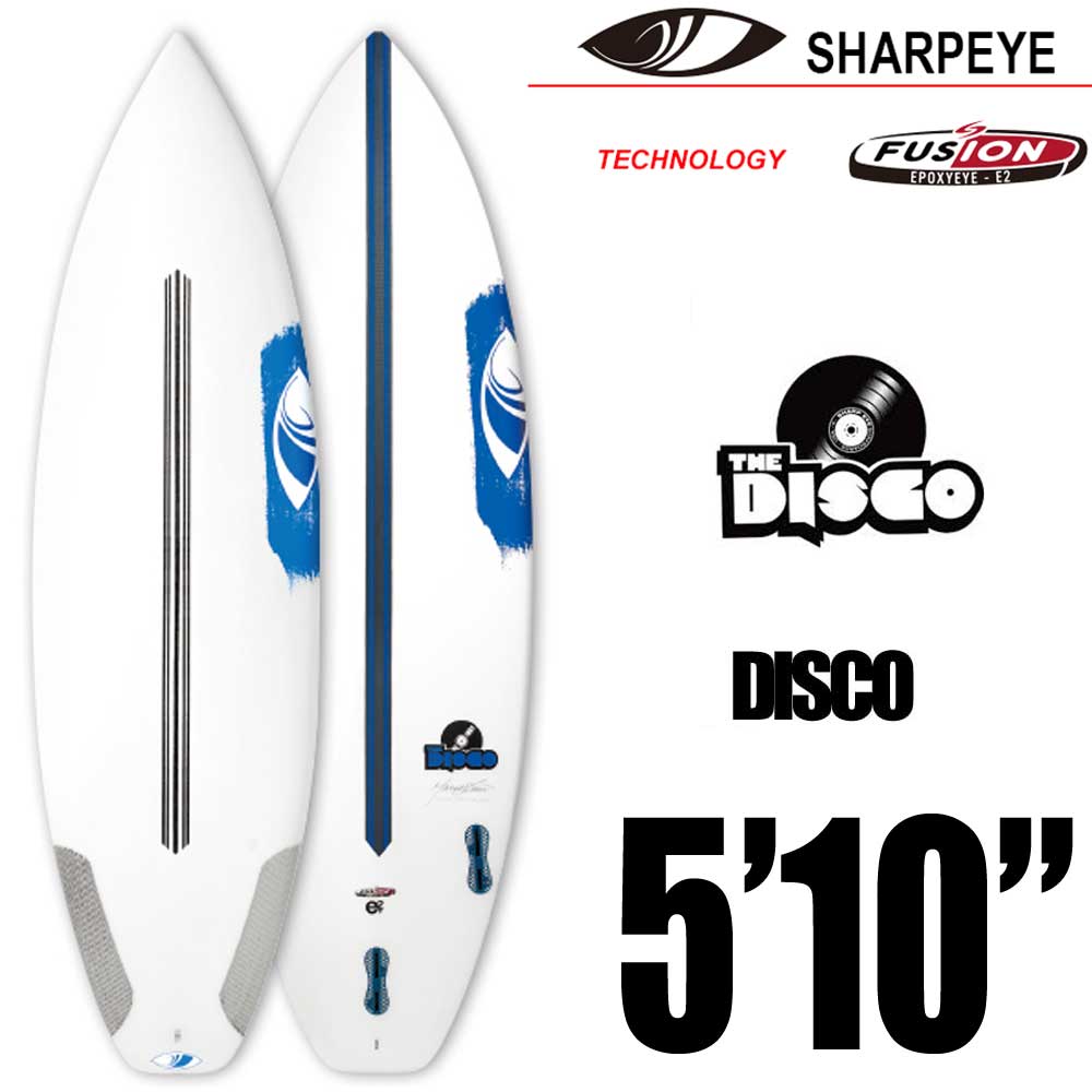 ショートボード SURFTECH SHARPEYE DISCO 5'10 サーフテック シャープアイ ディスコ/FCS 2 3FIN