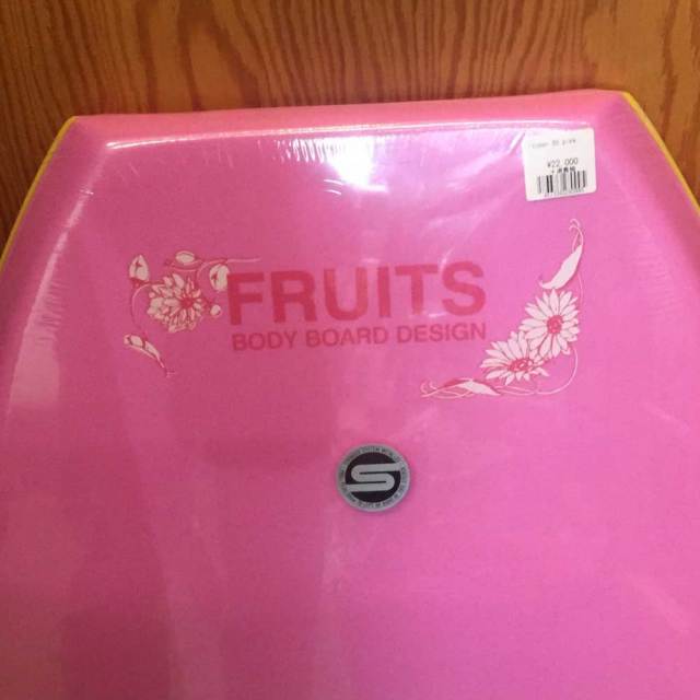 FRUITS BODYBOARD flower 95cm フルーツボディーボード フラワーモデル ピンク