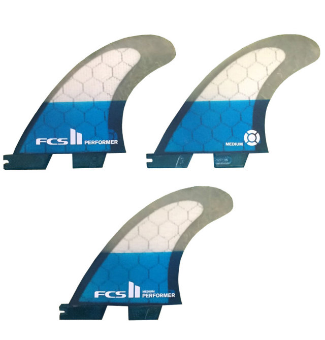 FCS2 PERFORMER MEDIUM PC 3フィン PC Tri Set パフォーマンスコア/ショートボード用 サーフィン